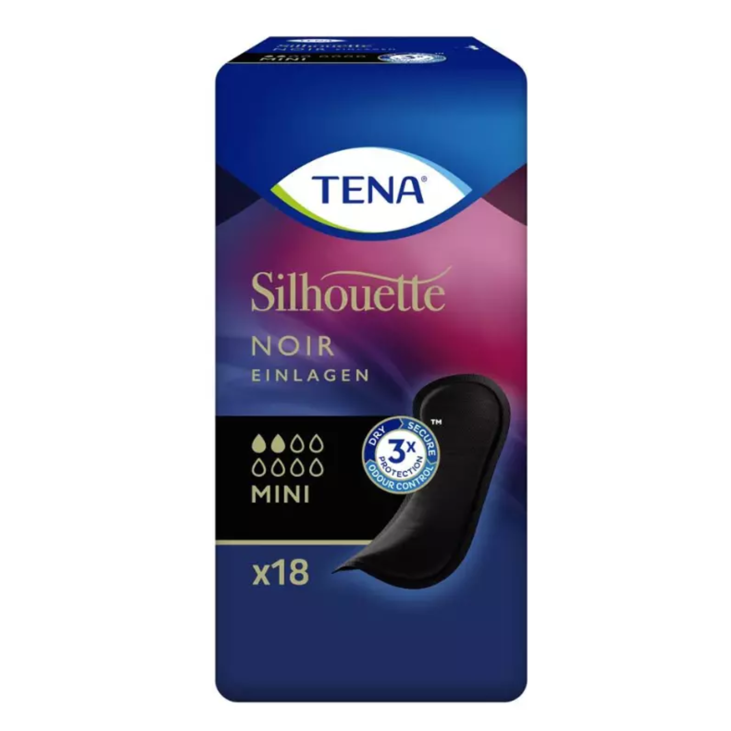 TENA Silhouette Mini Noir Slipeinlagen • LiveoCare – LiveoCare